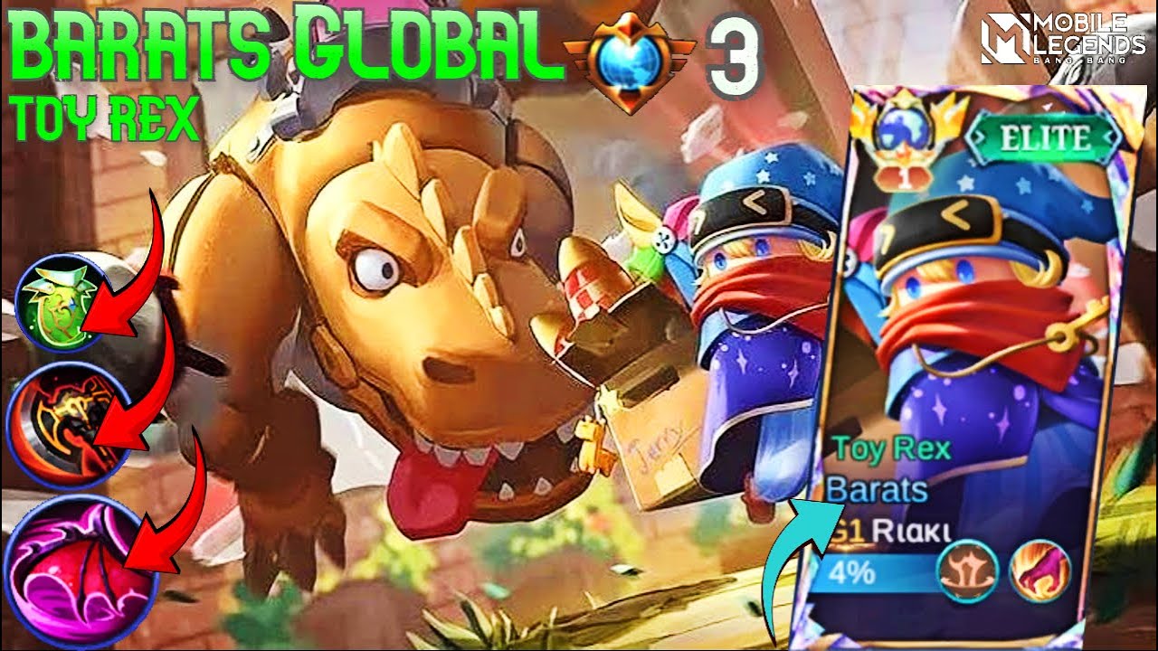 "Toy Rex Unleashed: Barats Tank/Fighter Mastery ft. Top Player 3 | G1 ...