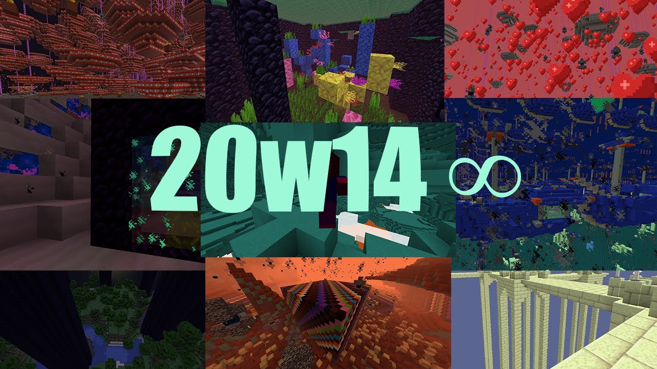 2 MILLIARD de DIMENSIONS! | Poisson d'Avril MINECRAFT 2020 (20w14∞ ...