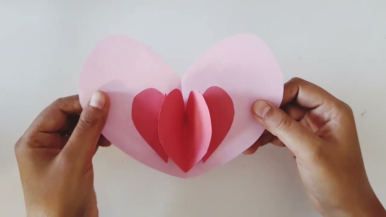 Unfold Love: DIY 3D Pop-Up Heart Card Ideas for a Memorable Valentine's ...