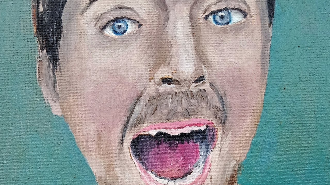 Drawing MrBeast (Jimmy Donaldson) | Speed Drawing in Oils | Time lapse ...
