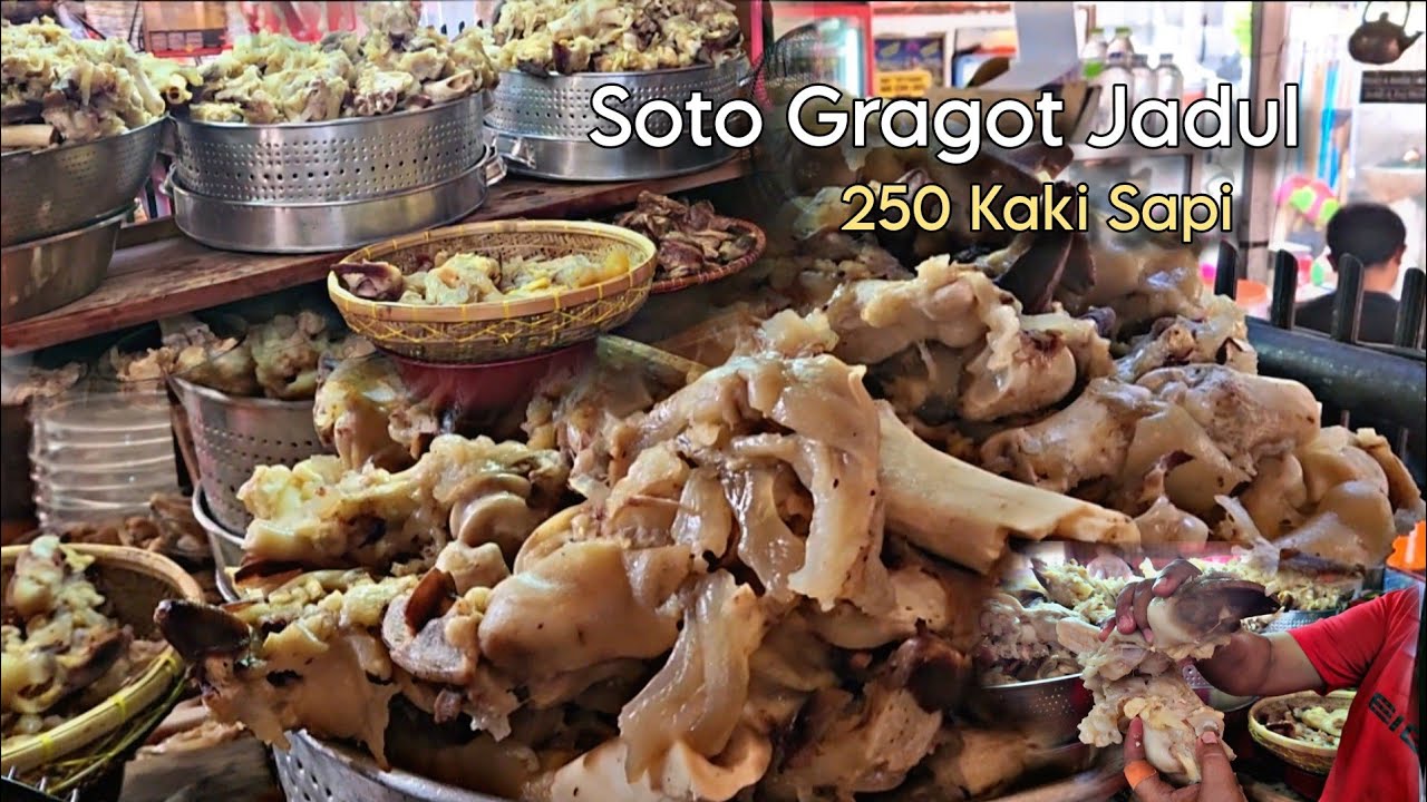 Amazing Nih 250 Potong Kaki Sapi Ludes di Soto Gragot H.Yanto - YouTube