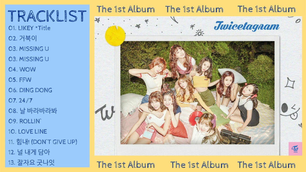[Full Album] TWICE (트와이스) - Twicetagram [The 1st Album] - YouTube