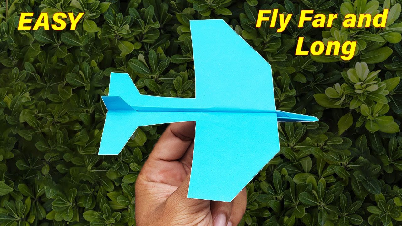 How To Make Paper Airplane Easy That Fly Far And Long YouTube how-to-make-paper-airplane-easy-that-fly-far-and-long-youtube