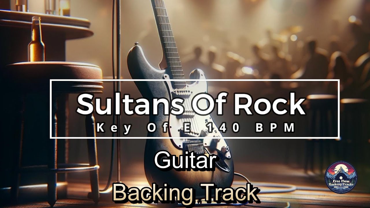 Sultans Of Rock Guitar Backing Track In E 140 BPM - YouTube