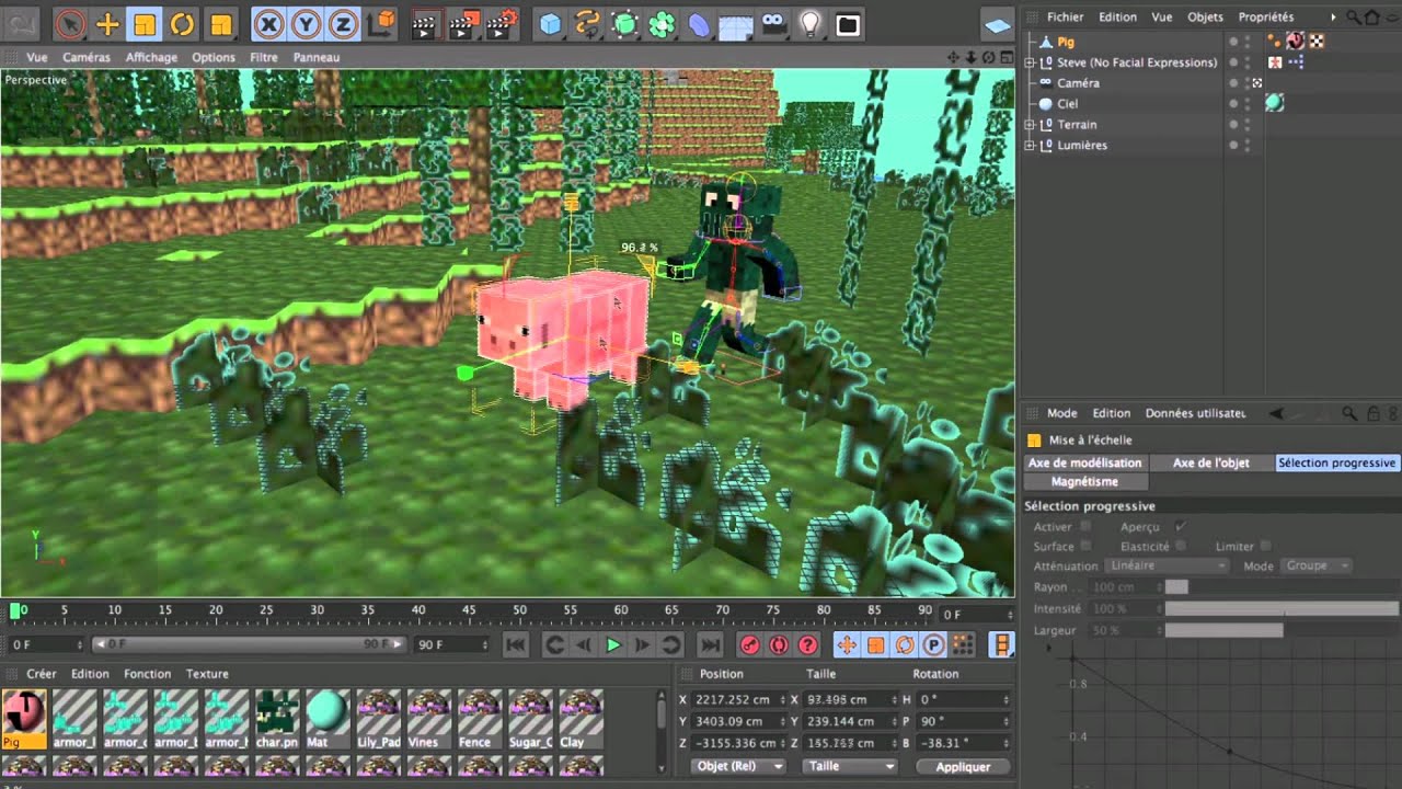 MineArt #10⎪Cinéma 4D ⎪Minecraft - YouTube