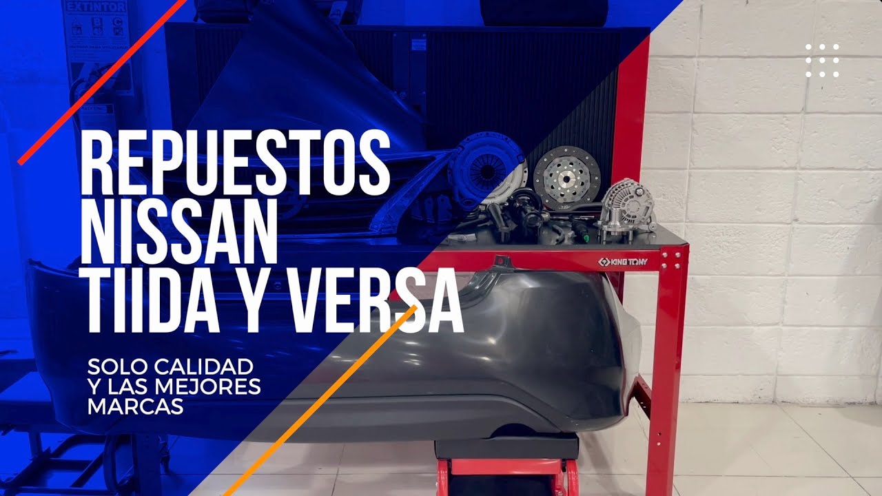 Repuestos para tu Nissan Tiida y Versa - YouTube