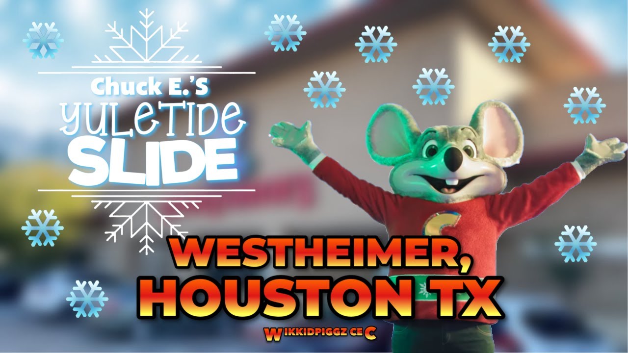 Chuck E Cheese Yuletide Slide Countdown Westheimer Houston Tx