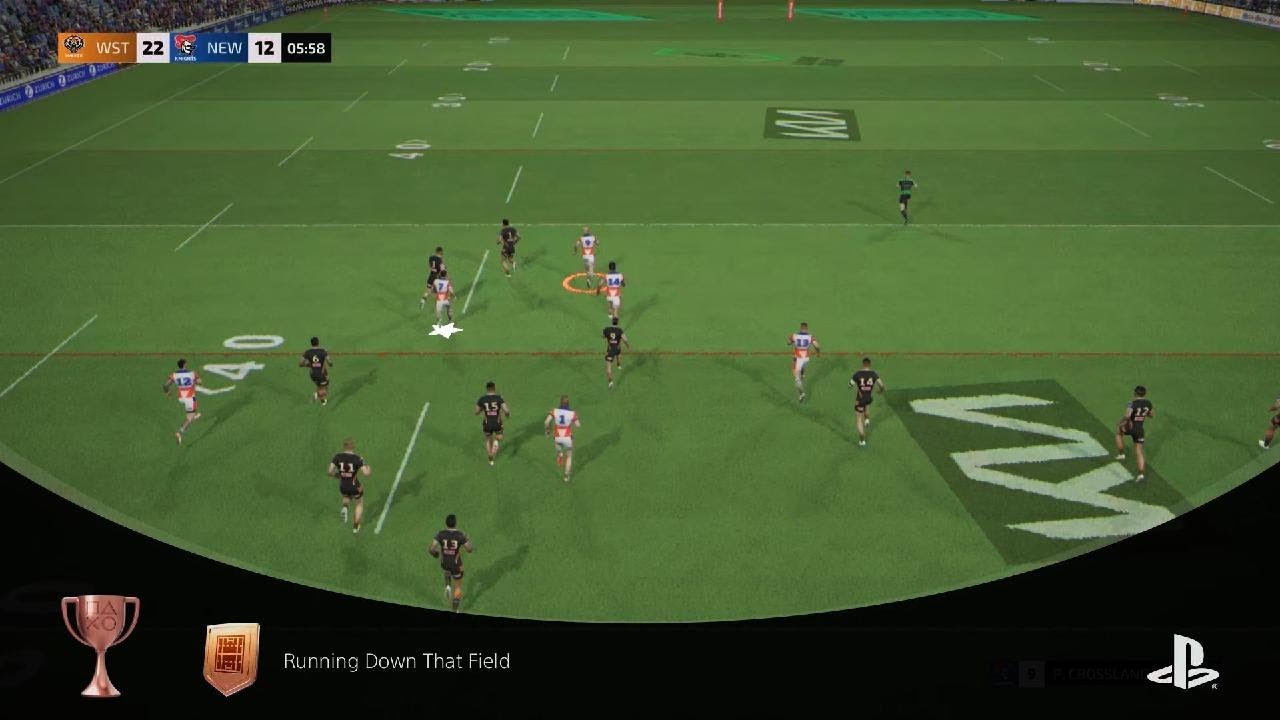 Rugby League 26 Crossland Under The Post - YouTube