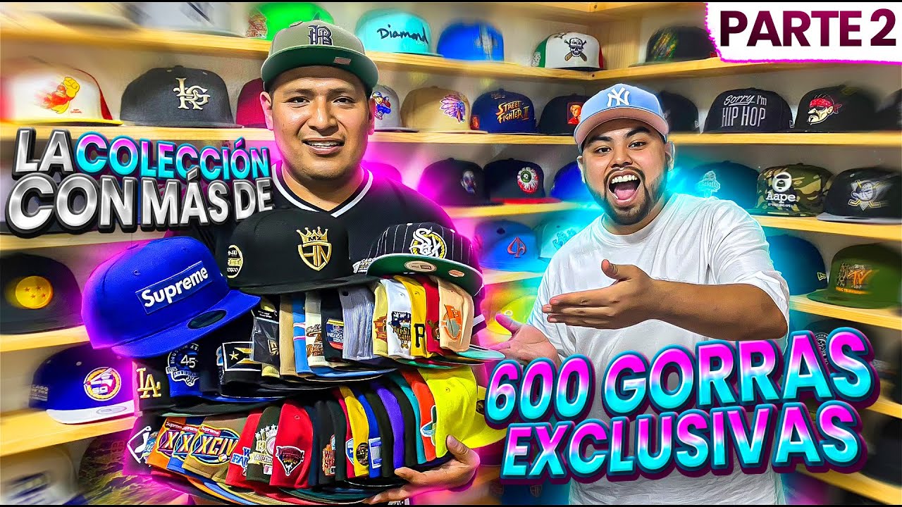 CONOCE LA INCREIBLE COLECCIÓN CON MAS DE 600 GORRAS NEW ERA 😱 - YouTube