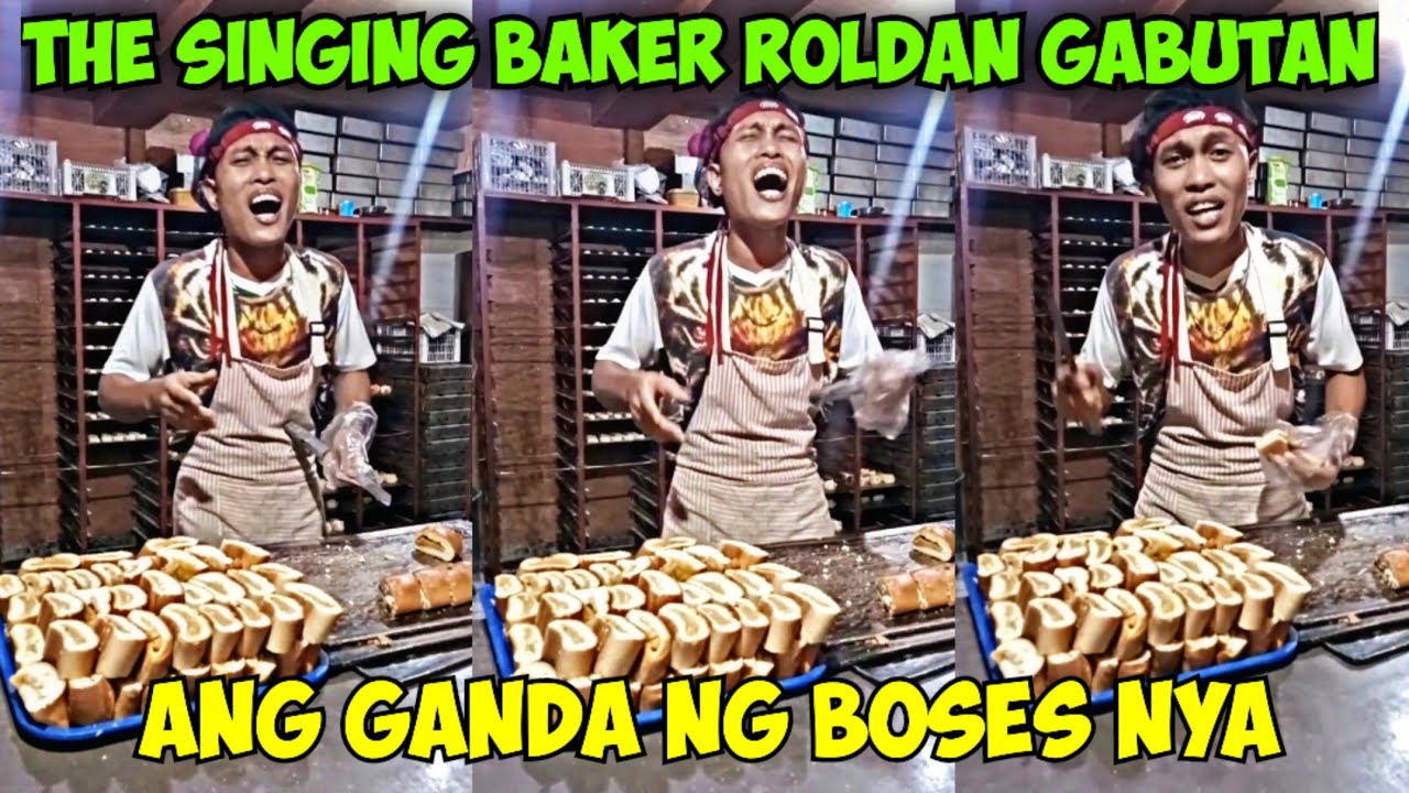 THE SINGING BAKER | NAPAKAGANDA NG BOSES NI KUYA ROLDAN GABUTAN - YouTube