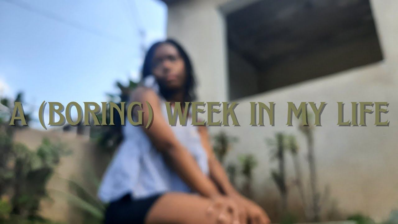 a boring week in my life in under 5 minutes - YouTube