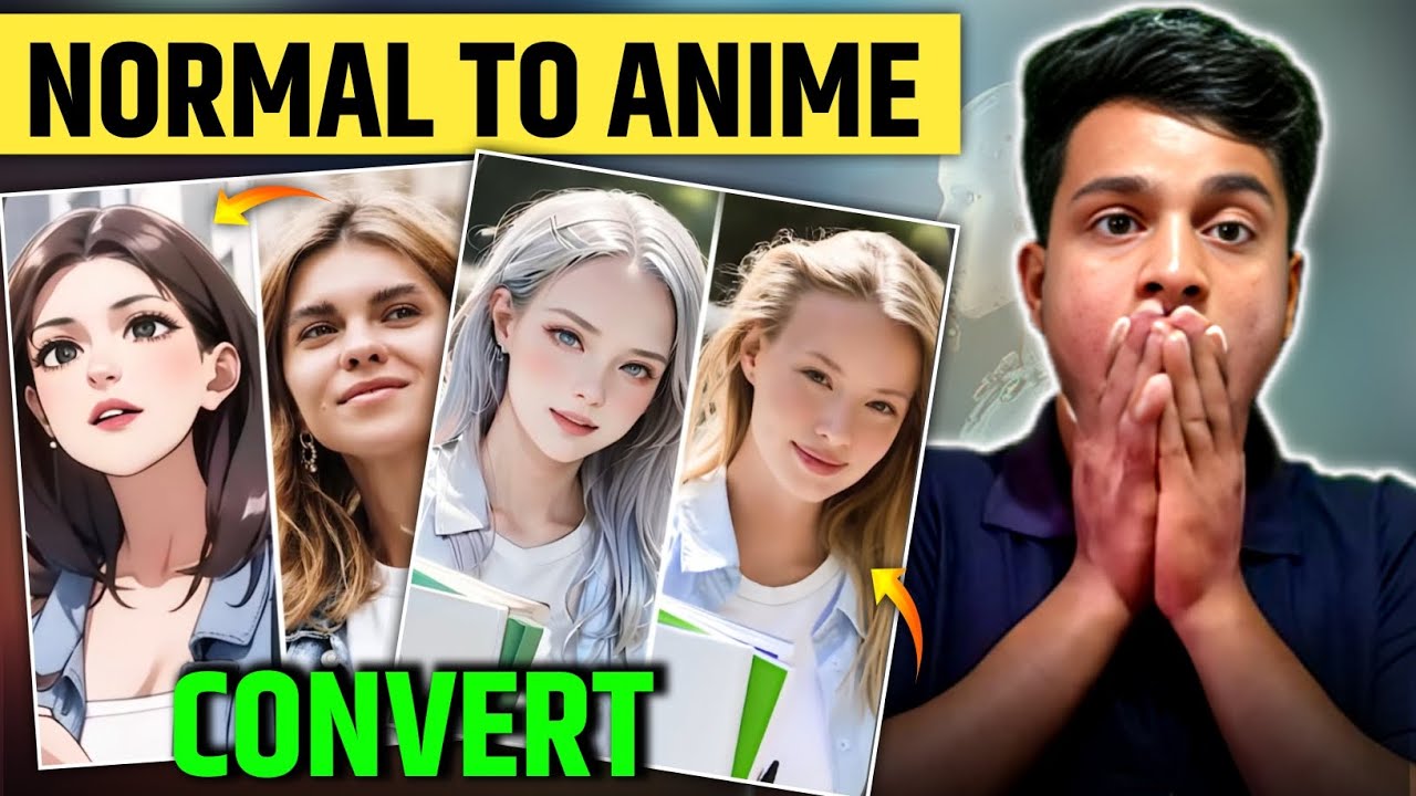 🔴बिल्कुल Free में 🤫 How To Convert Normal Video To Anime | Anime Video ...