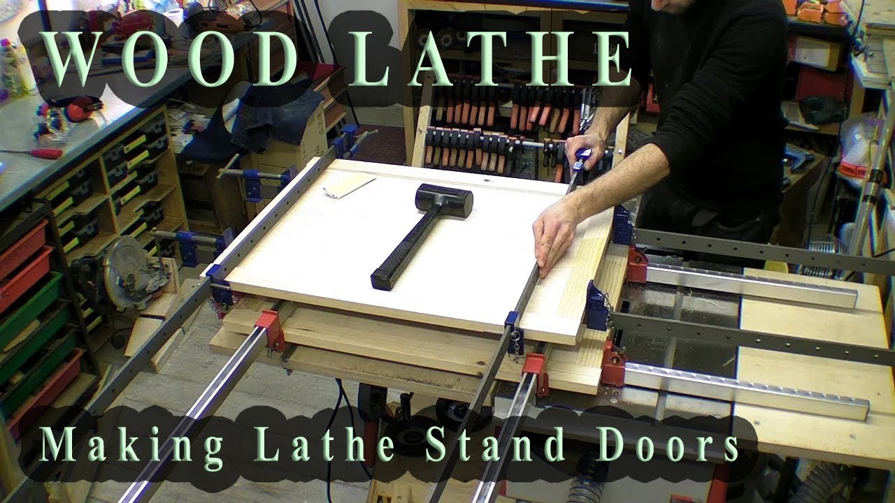 Making Lathe Stand Cabinet Doors Panelled - YouTube