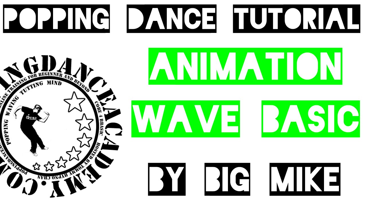 popping dance tutorial animation Wave basic - YouTube