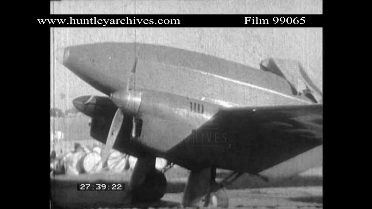 1934 England-Australia MacRobertson Air Race. Archive film 99065 - YouTube