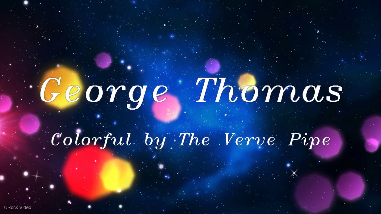 George Thomas - Colorful Verve Pipe Cover - YouTube