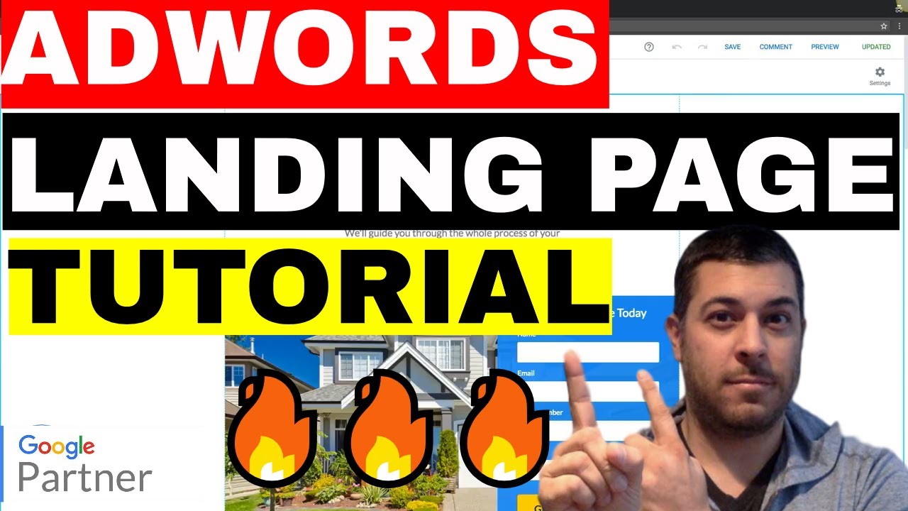 Adwords Landing Page 🔥 How To Build A Landing Page For Adwords - YouTube