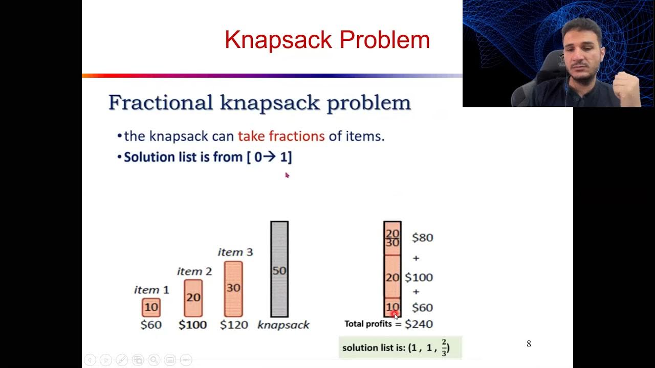 22 - Greedy Algorithms | Knapsack problem | Activity Selection Problem - YouTube