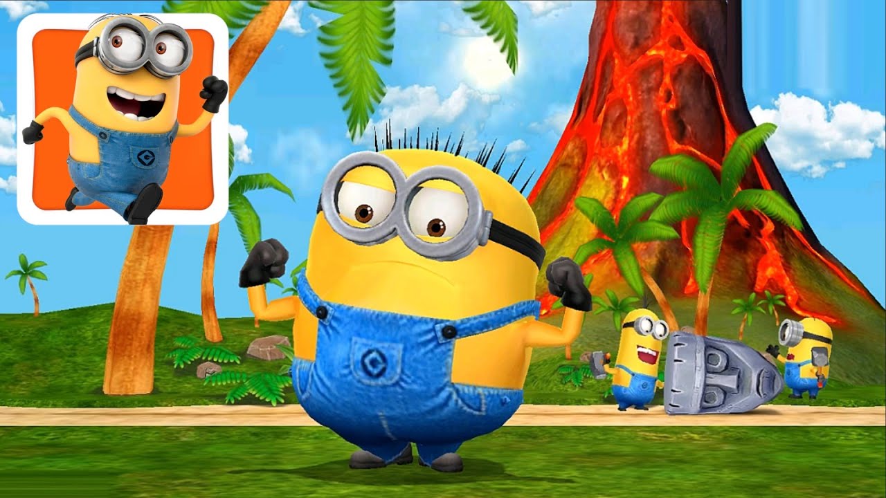 Despicable Me: minion rush Jerry minion Level 490 The Volcano gameplay ...