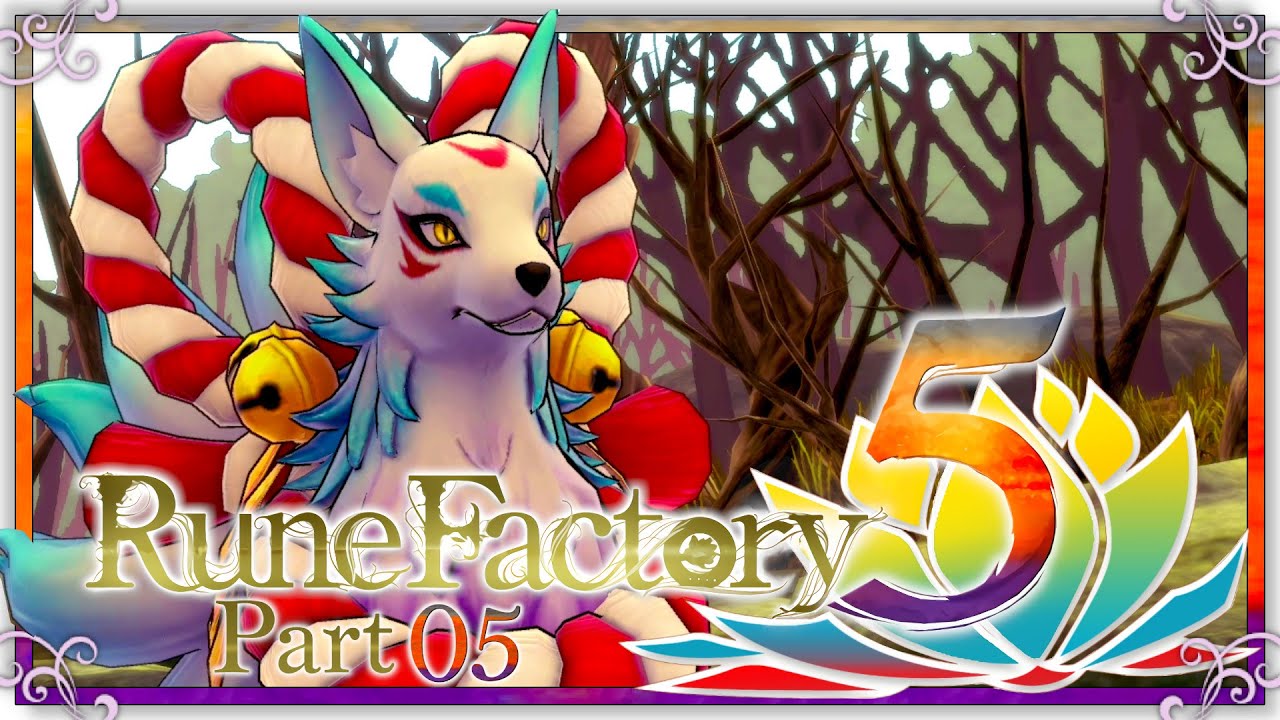 Let's Play Rune Factory 5 #05 🌸 Erster Boss Fuchsgeist im Flüsterwald ...