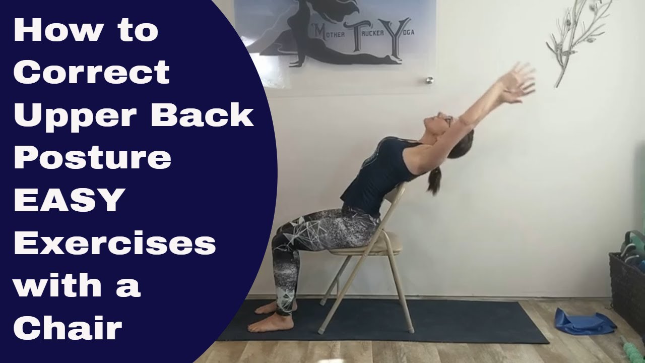 How To Correct Upper Back Posture - At Home Yoga Exercises || Hope ...