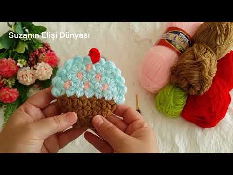 ✅️🍀Cupcake Yüz Lifi ✅️🍀Bebek Lifi ✅️🍀crochet soap cloth