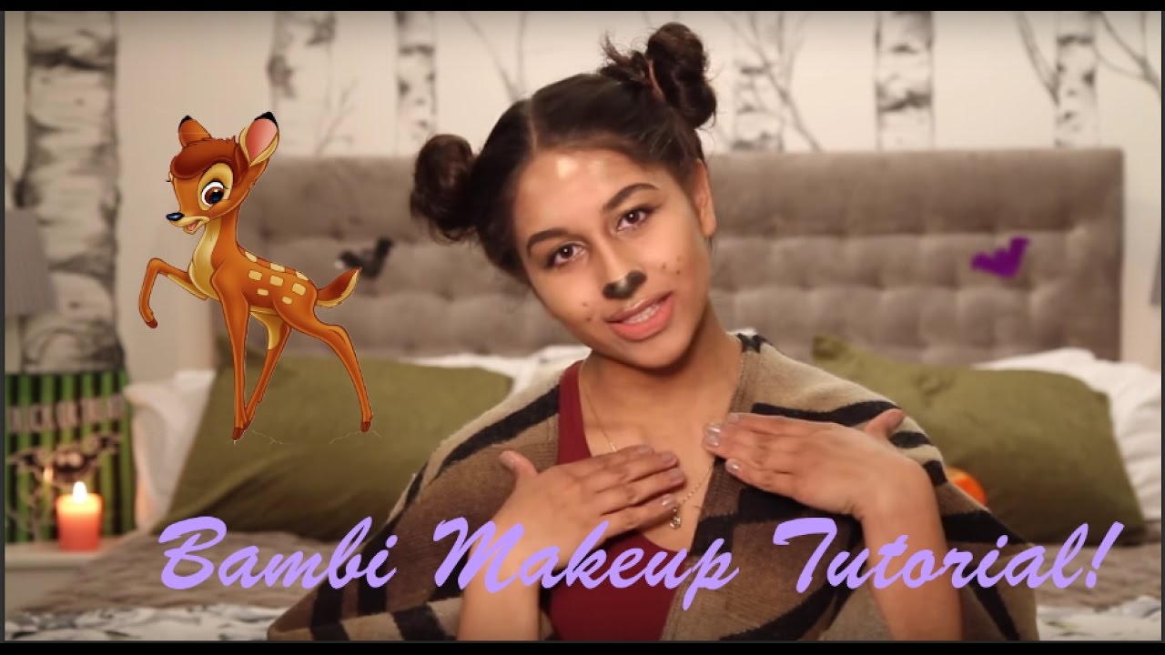 Halloween Bambi Makeup Tutorial - YouTube