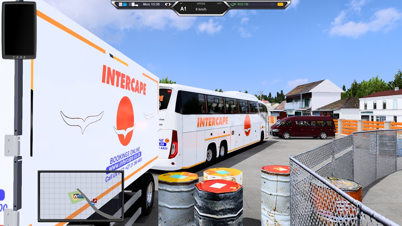 INTERCAPE BUDGETLINER ETS2 MOD l ETS2 IRIZAR I6S MOD l BUS WITH TRAILER ...