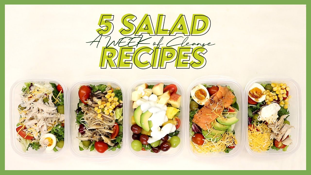 5 Salad recipes you NEED to try! | Delicious Salad Recipes - YouTube