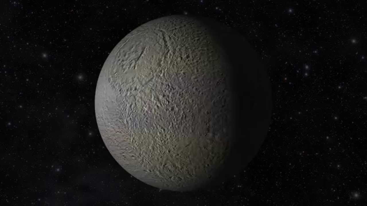 Cassini Maps Saturn's Moon Tethys - YouTube