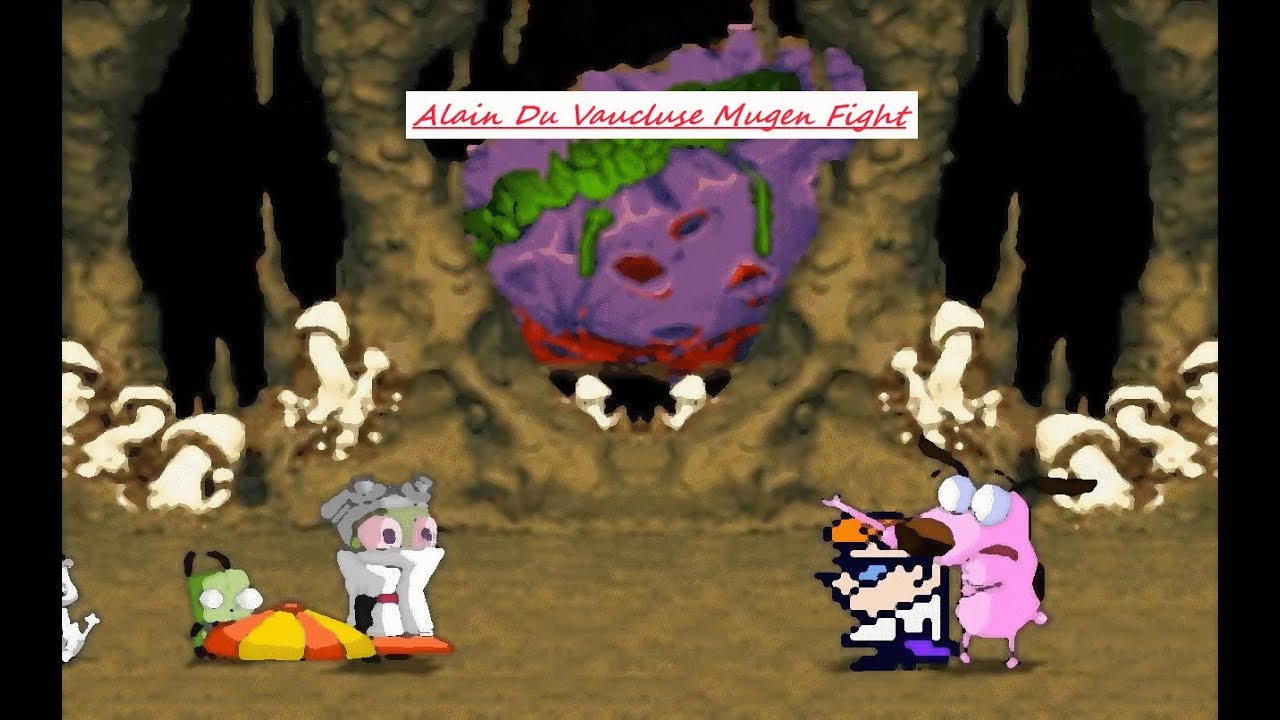 Mugen : Zim Invader & Rocko Wallaby Vs Dexter & Courage the Corwadly ...