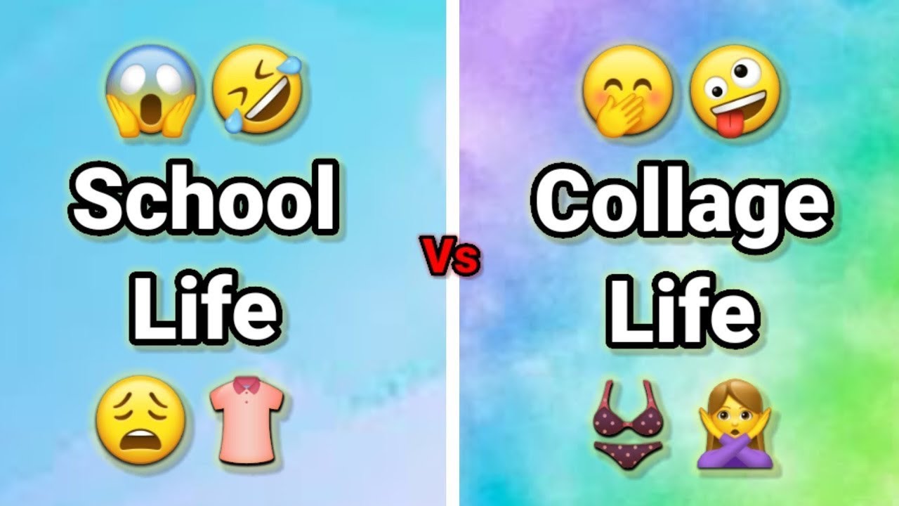 School Life vs Collage Life | School Girlfriend vs Collage Girlfriend ...