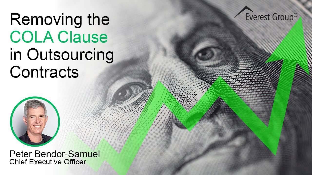 Removing the COLA Clause in Outsourcing Contracts | #PetersPerspective ...