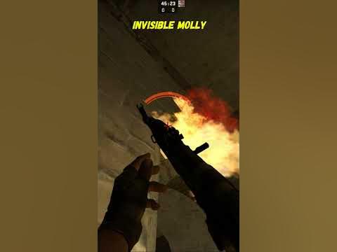 Invisible Molly From Under On Mirage CSGO #shorts - YouTube