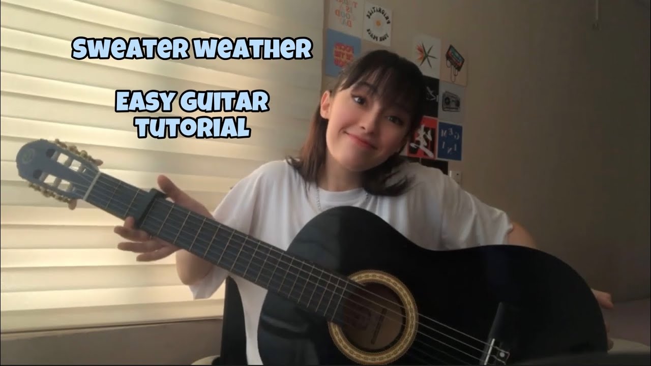 Sweater weather by The Neighborhood - easy guitar tutorial by Kaio ...