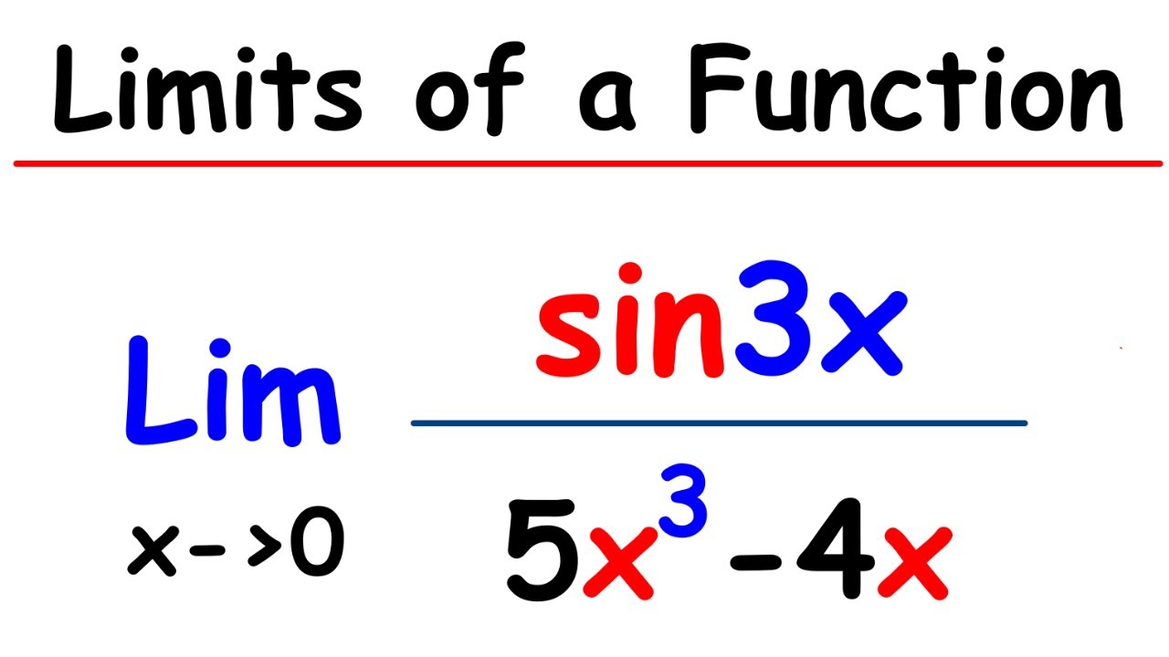 Limit As X Approaches 0 Sin3x 5x 3 4x YouTube limit-as-x-approaches-0-sin3x-5x-3-4x-youtube