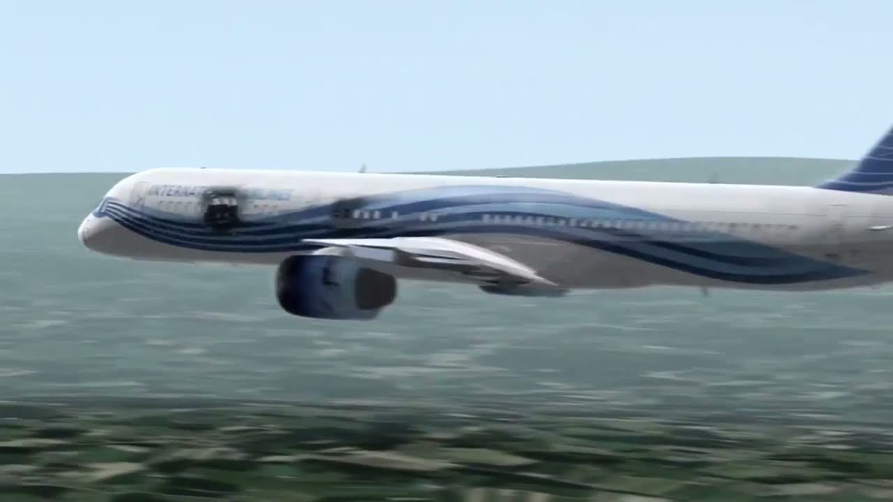 International Airlines Flight 42- Landing Animation - YouTube