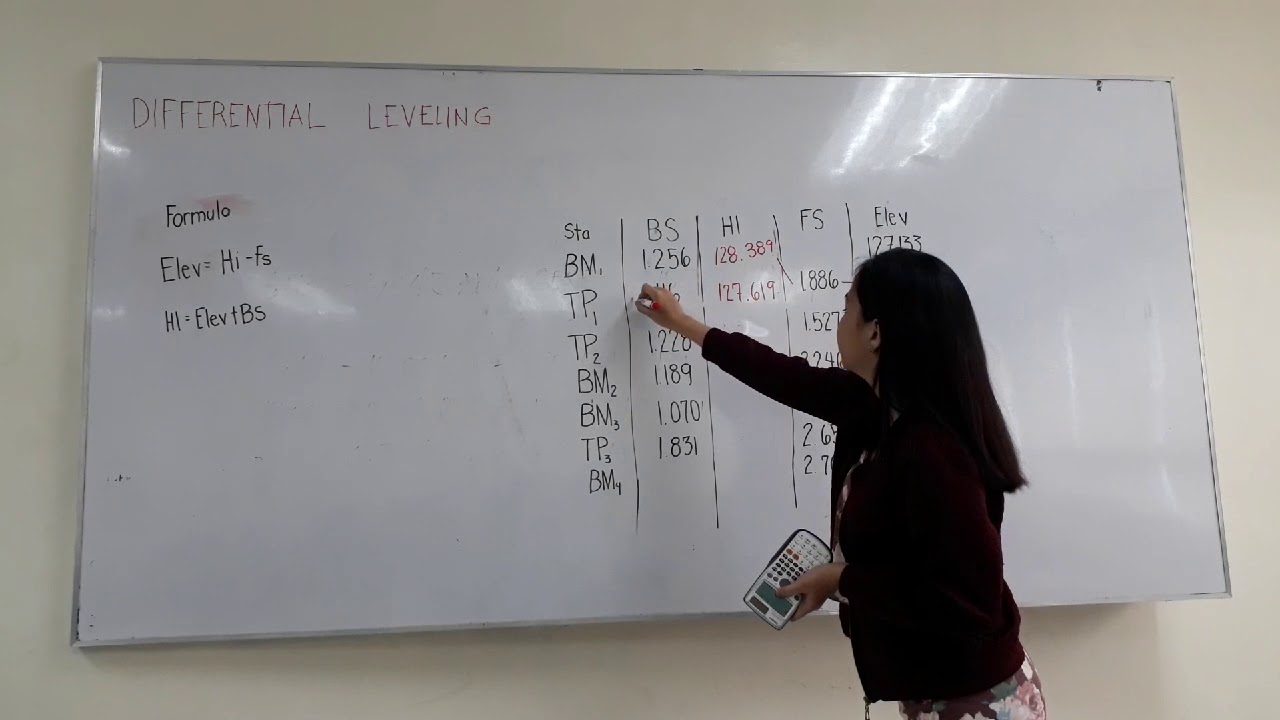 DIFFERENTIAL LEVELING - YouTube