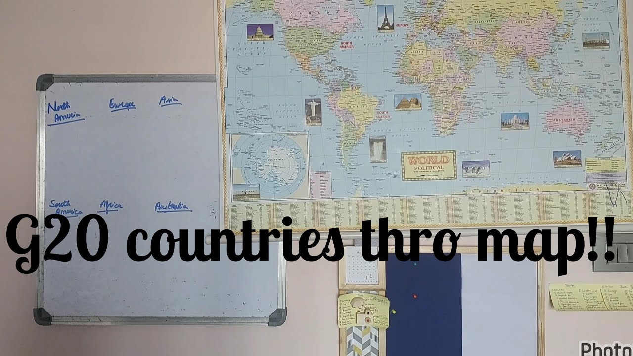 G20 countries..How to remember G20 countries through maps!!Daily study ...