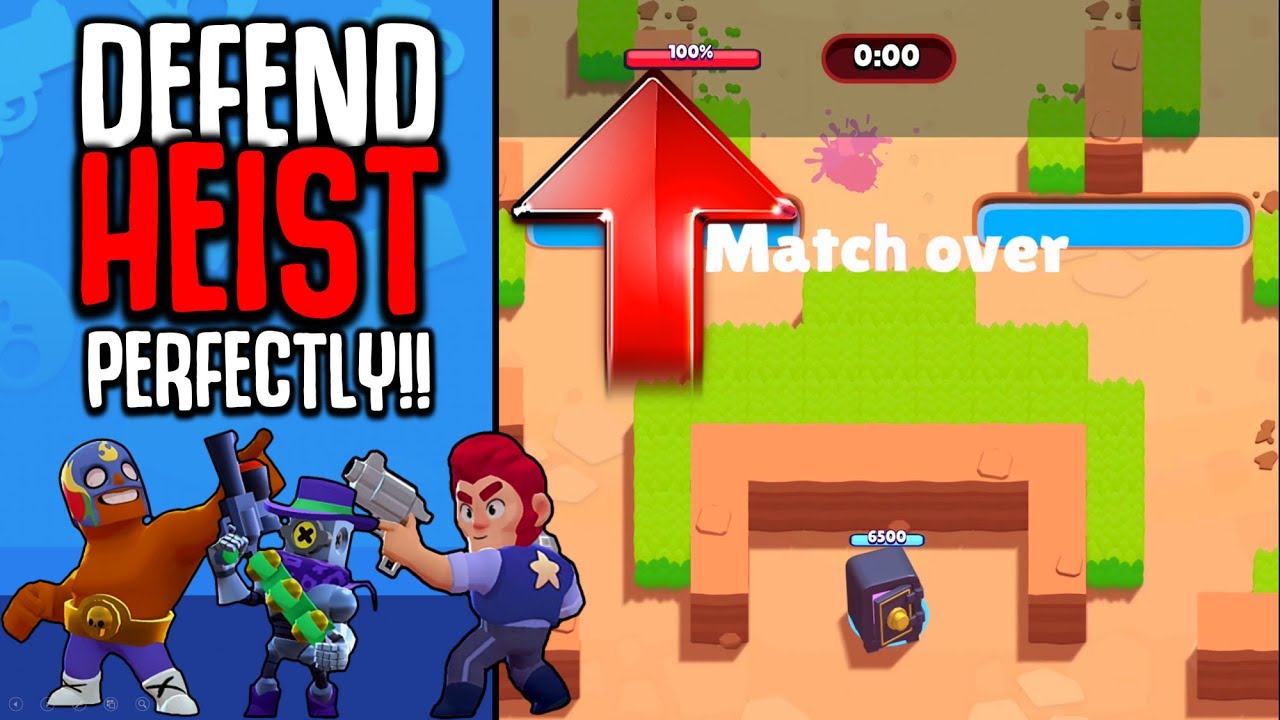 Brawl Stars - How to defend HEIST! (gain trophies FAST!) - YouTube