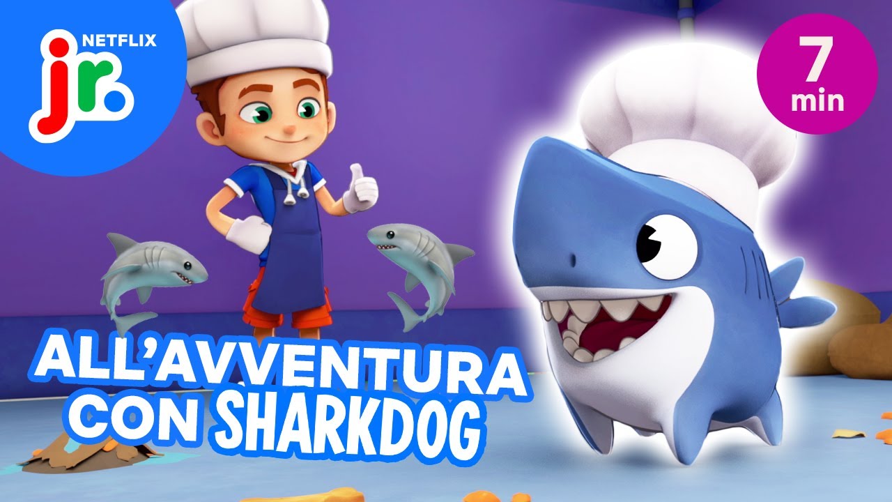7 minuti con SHARKDOG e gli SQUALETTI 🦈 🐶 Sharkdog: Lo squalo-cane ...