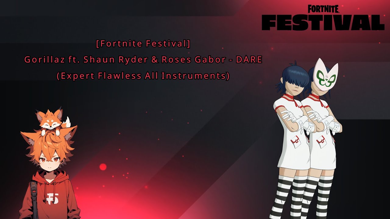 [Fortnite Festival] Gorillaz ft. Shaun Ryder & Roses Gabor - DARE ...