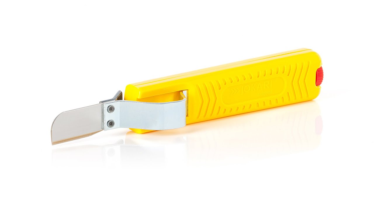 JOKARI Cable Knife No. 28G Standart - YouTube