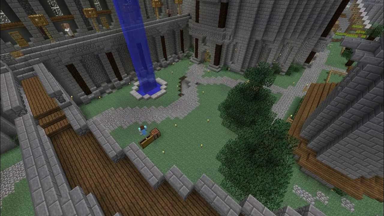 Minecraft - Building the castle (Timelapse) - YouTube