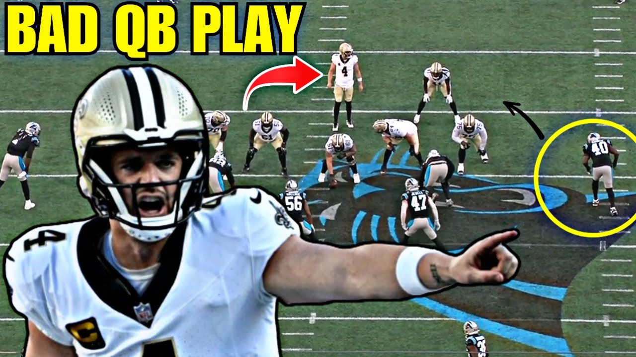 FILM REVIEW: New Orleans QB Derek Carr STRUGGLES In Return vs Panthers ...