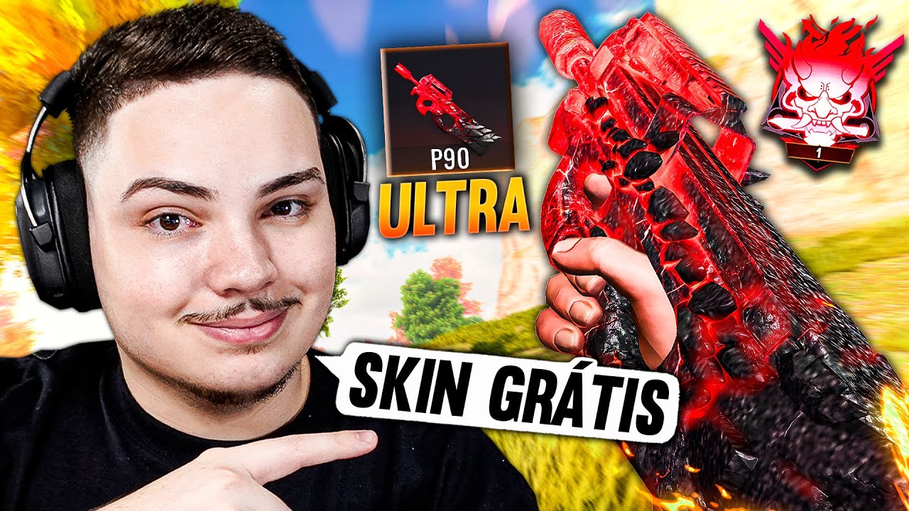 *P90 ULTRA* GRÁTIS do LENDA no BLOOD STRIKE 🔥 (P90 - Núcleo derretido ...