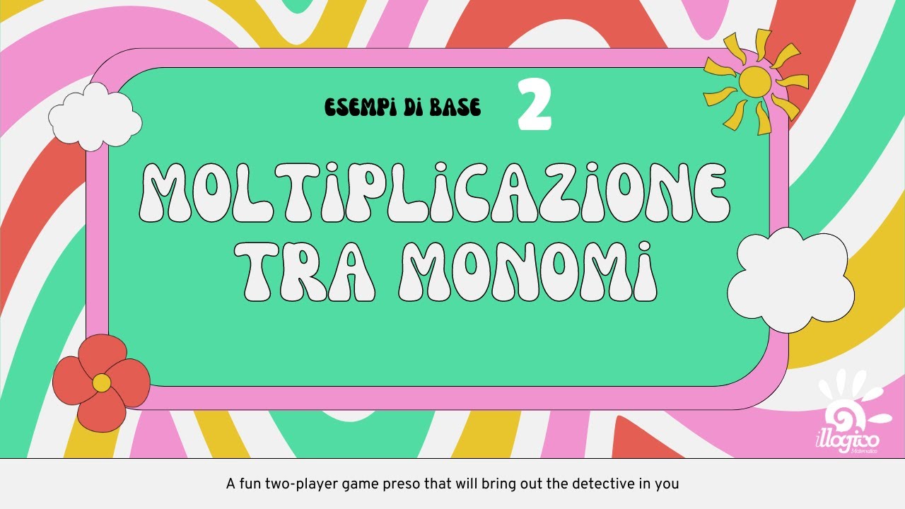 Moltiplicazioni di monomi - esempi di base 2 - YouTube