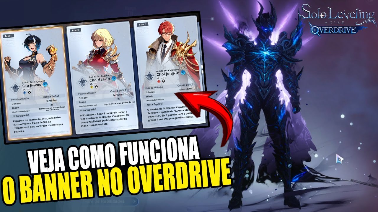 COMO RECRUTAR PERSONAGENS NO SOLO LEVELING ARISE OVERDRIVE (NÃO É GACHA ...