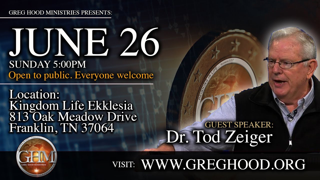 Kingdom Life Ekklesia Hub Franklin, TN - Dr. Tod Zeiger & Dr. Greg Hood ...