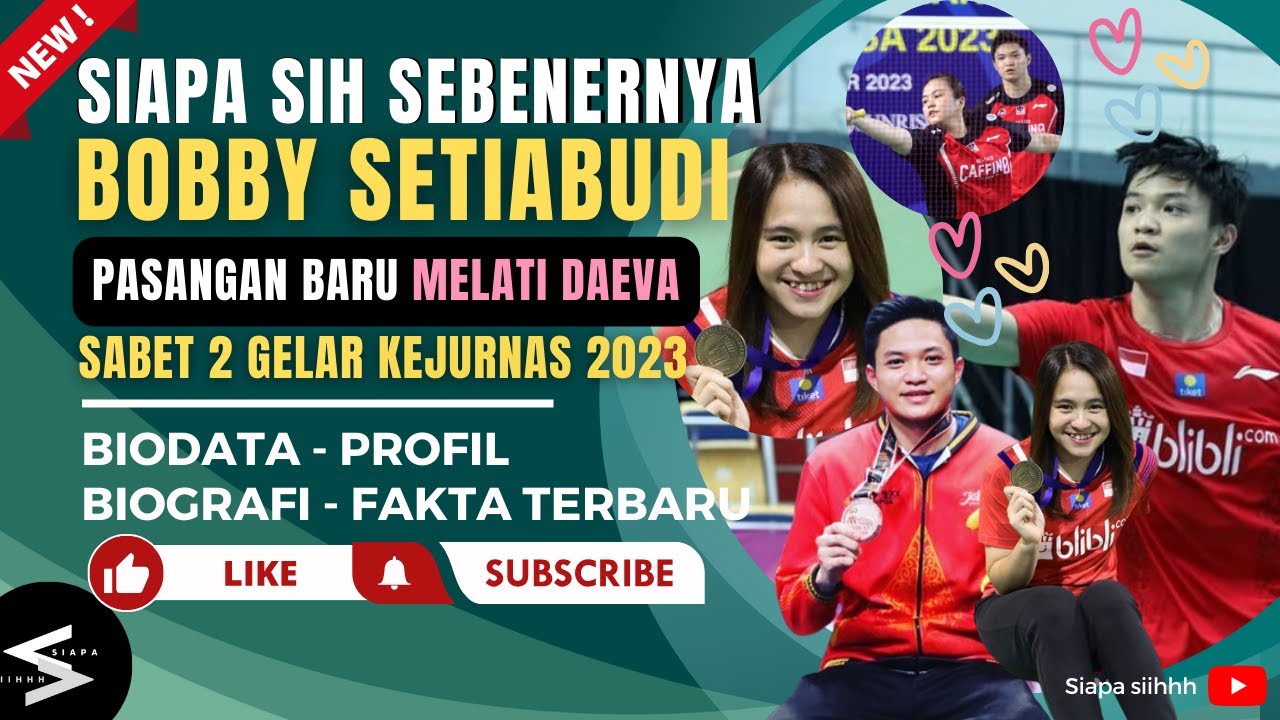 Siapa sebenernya Bobby Setiabudi Pasangan Melati Daeva Sabet 2 Gelar ...